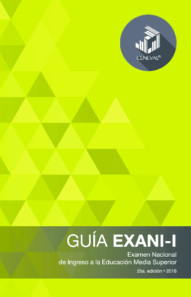 (PDF) Guia EXANI-I 25a ed