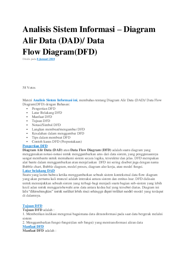 (DOC) Analisis Sistem Informasi – Diagram Alir Data (DAD)/ Data Flow ...