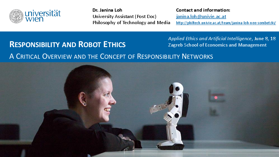 (PPT) Juni 2018 - Vortrag "Responsibility and Robot Ethics - A Critical ...