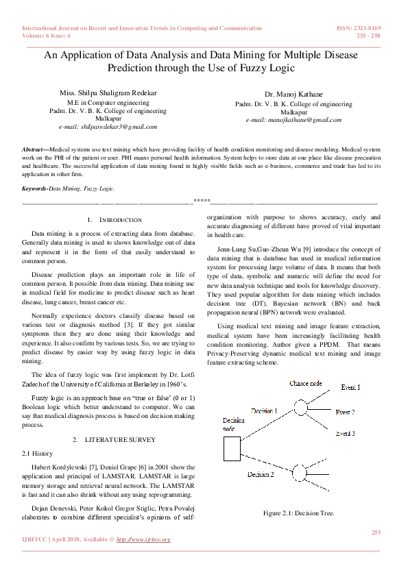 Pdf An Application Of Data Analysis And Data Mining For Multiple