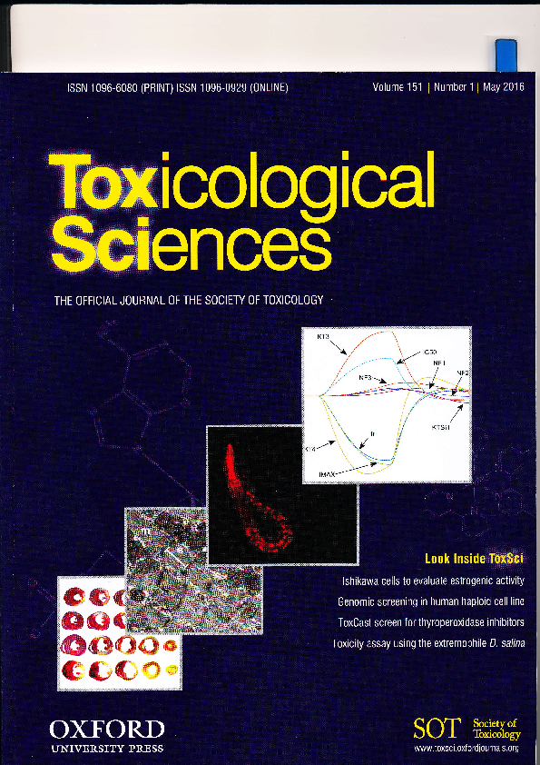 (PDF) Toxicol Sci: Subacute Cardiovascular Toxicity of the Marine Phycotoxin Azaspiracid-1 in Rats