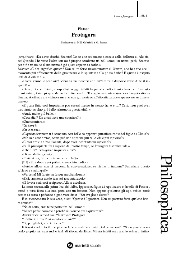 (PDF) Protagora