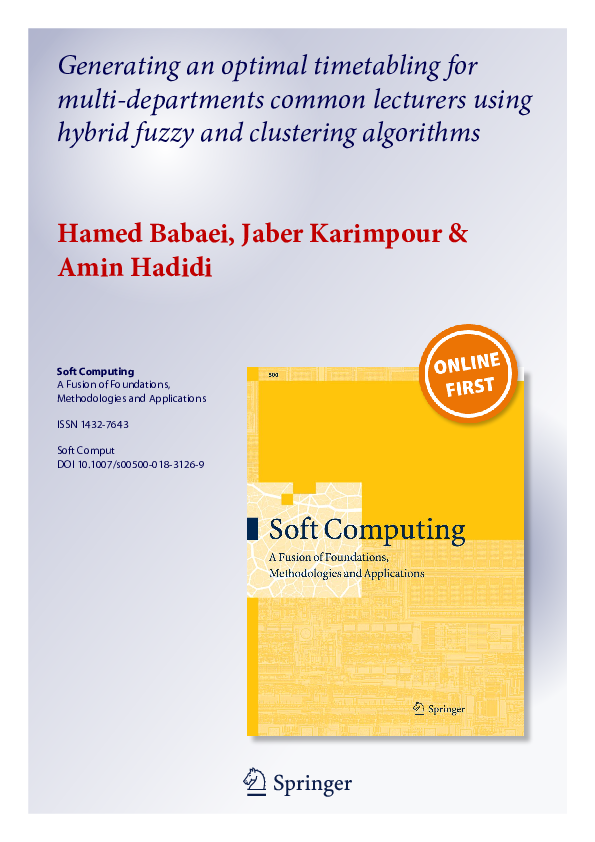 Pdf Soft Computing A Fusion Of Foundations Methodologies And Applications Generating An 9968
