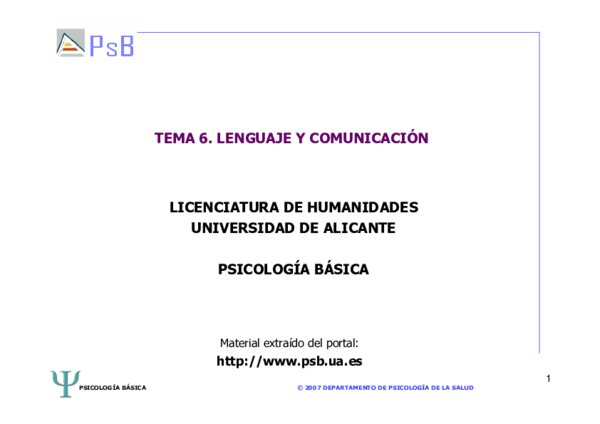 (PDF) TEMA 6.LENGUAJE Y COMUNICACIÓN