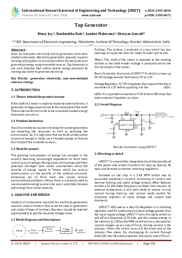 (PDF) Tap Generator | IRJET Journal - Academia.edu
