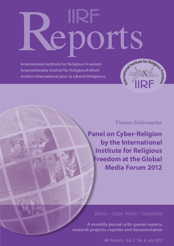 (PDF) Panel on Cyber-Religion by the International Institute for ...