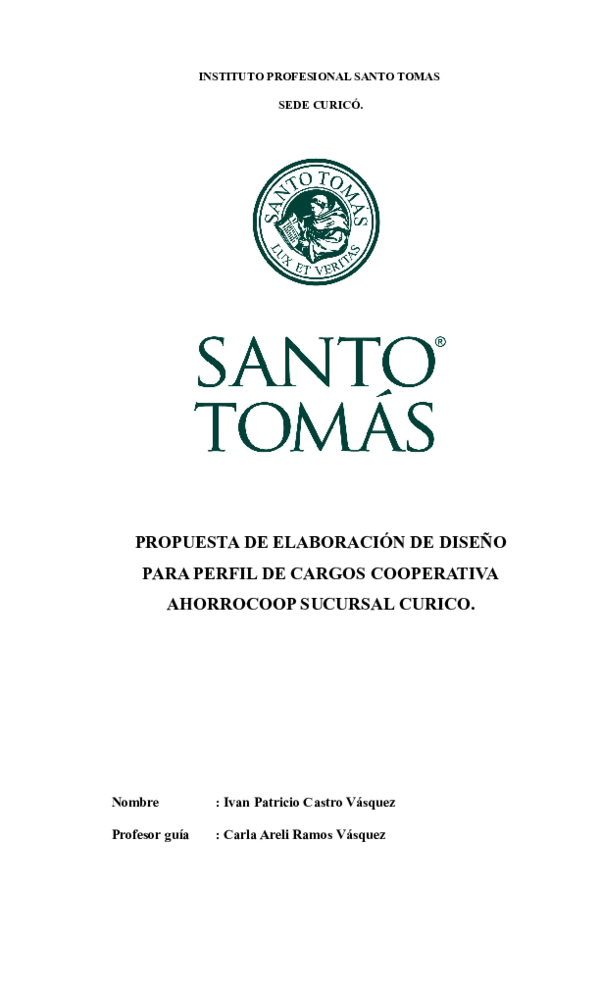 (DOC) Proyecto de titulo