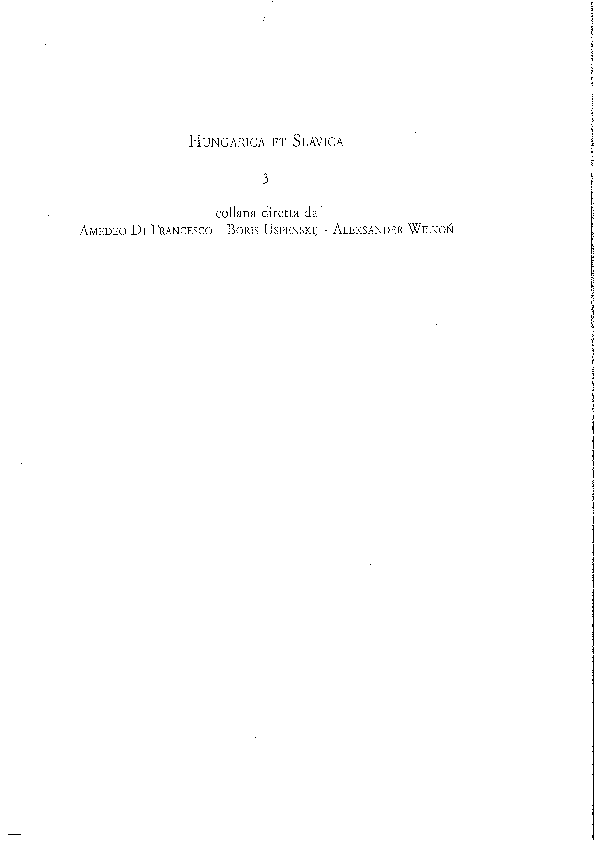 (PDF) Raguse, point de médiation entre Rome et la Hongrie Ottomane aux ...