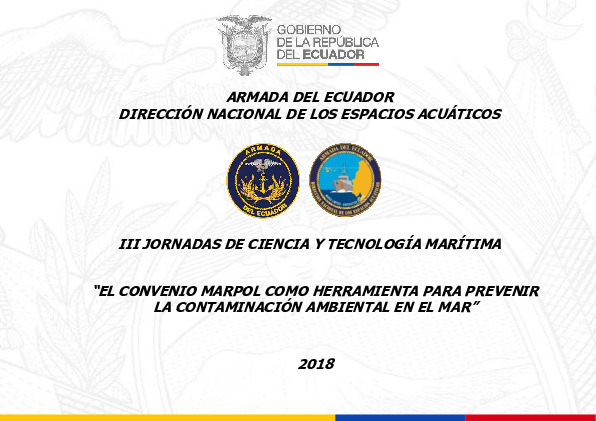 (PDF) " EL CONVENIO MARPOL COMO HERRAMIENTA PARA PREVENIR LA ...