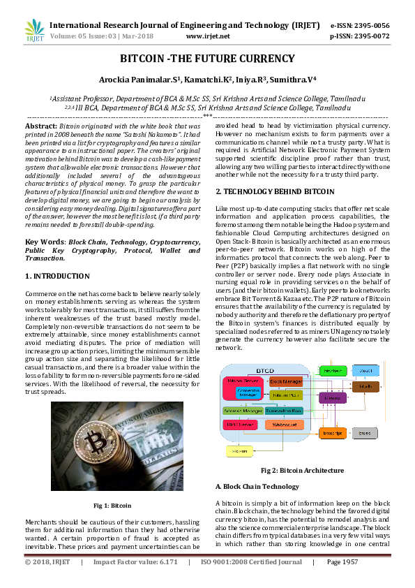 (PDF) BITCOIN -THE FUTURE CURRENCY