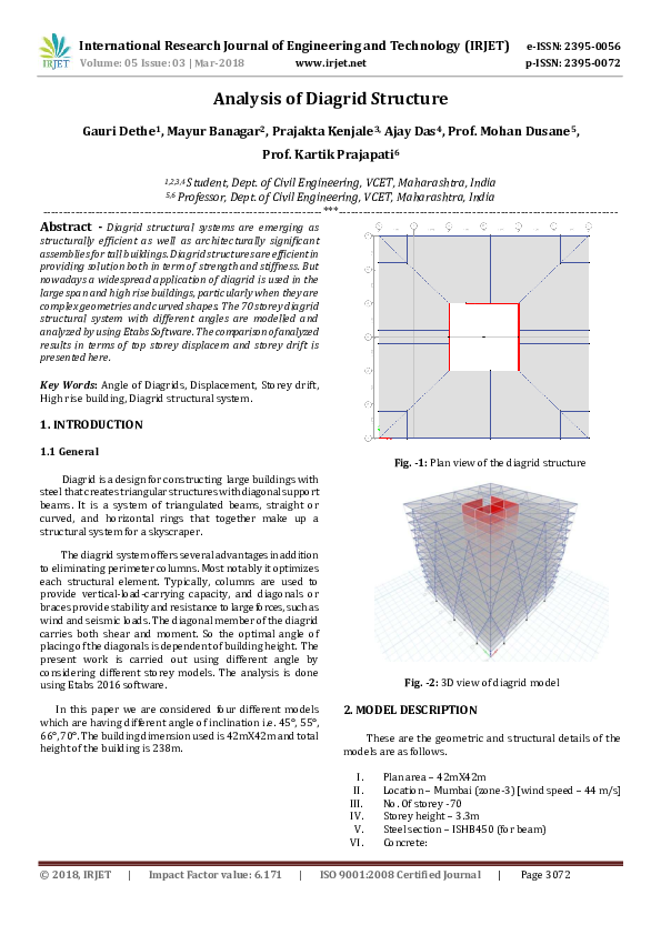 (PDF) Analysis of Diagrid Structure