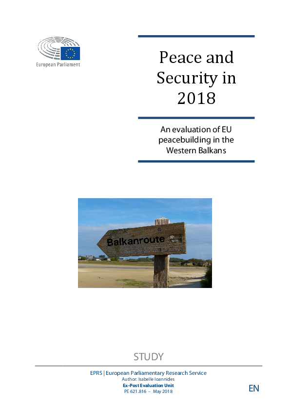 (PDF) Peace and Security in 2018: An evaluation of EU peacebuilding in ...