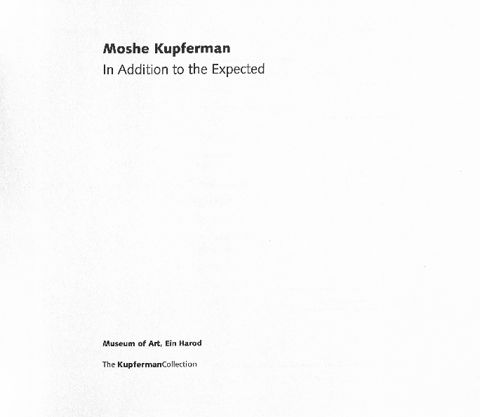 (PDF) "Over and Over Anew," On Moshe Kupferman's Work (2012) | Nimrod ...