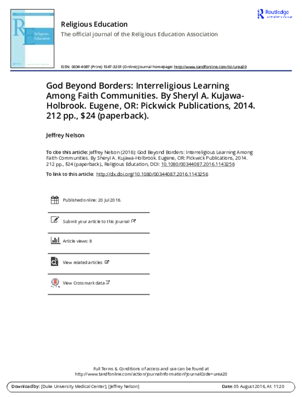 (PDF) Religious Education