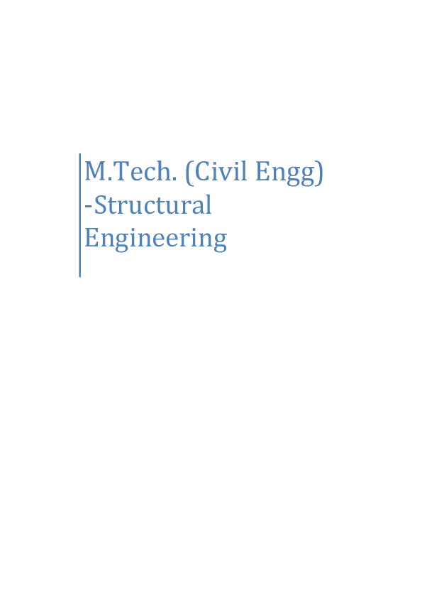 (PDF) MTech Structural Engg Syllabus