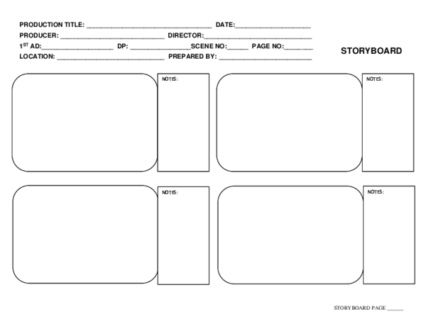 (PDF) STORYBOARD - HORIZONTAL 4 FRAMES