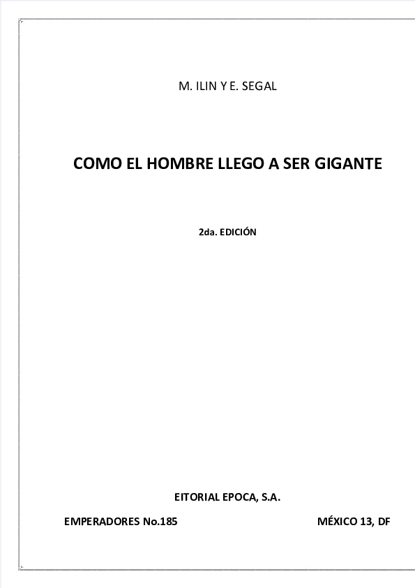 (PDF) COMO EL HOMBRE LLEGO A SER GIGANTE