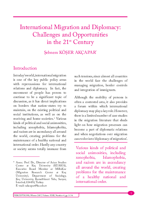 (PDF) International Migration and Diplomacy.pdf