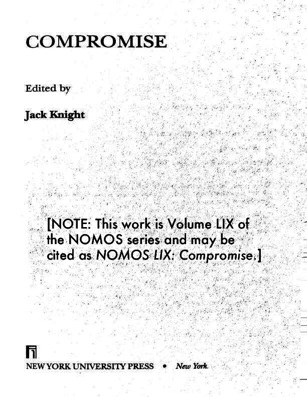 (PDF) Andrew Sabl, "Necessary Compromise and Public Harm" (COMPRESSED ...
