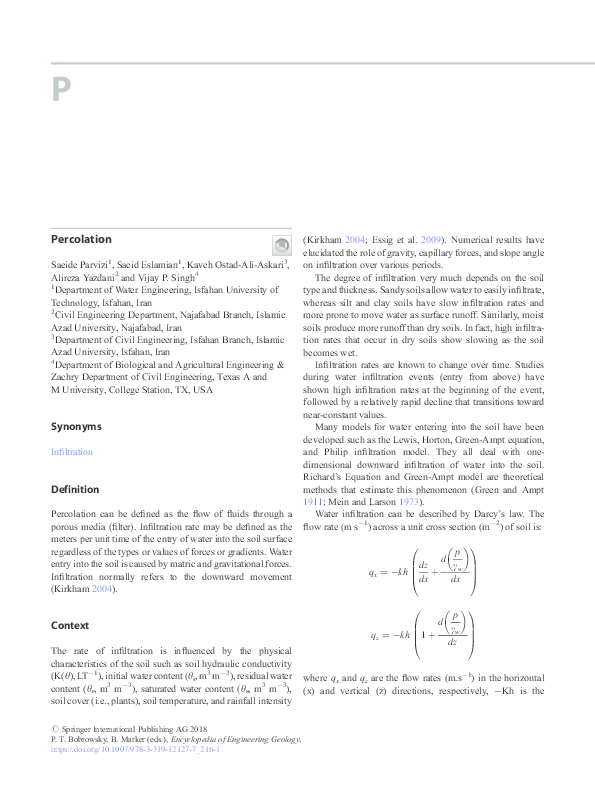 (PDF) P Percolation