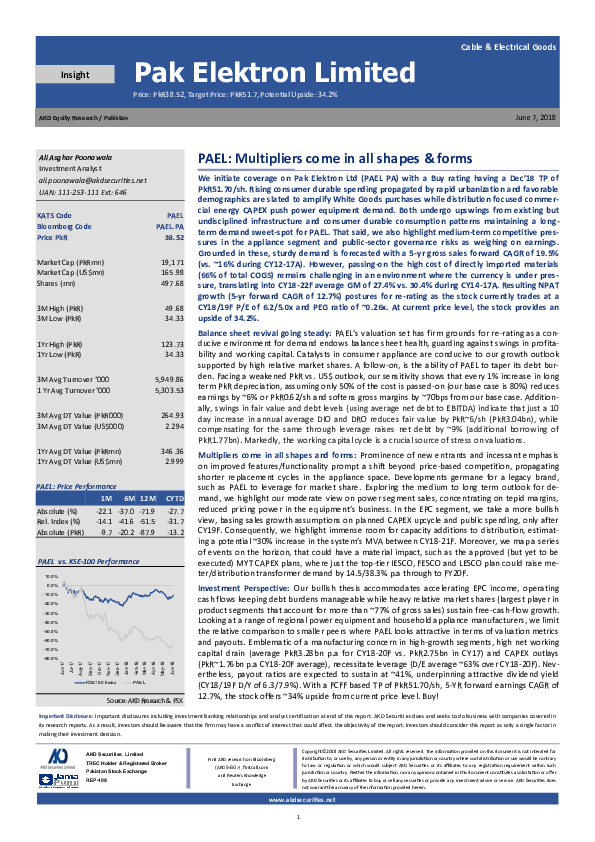 (PDF) PAEL: Multipliers come in all shapes & forms Pak Elektron Limited ...