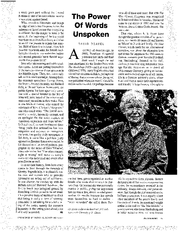 (PDF) The Power of Words Unspoken