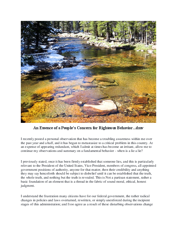 (DOC) AN ESSENCE OF A PEOPLE'S CONCERN FOR RIGHTEOUS BEHAVIOR