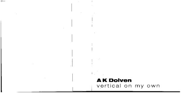 (PDF) A K Dolven, Vertical on my Own | Maxa Zoller - Academia.edu