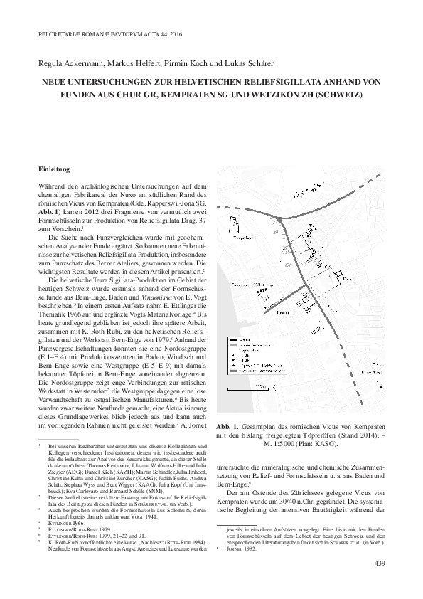 (PDF) Regula Ackermann/Markus Helfert/Pirmin Koch/Lukas Schärer, Neue ...