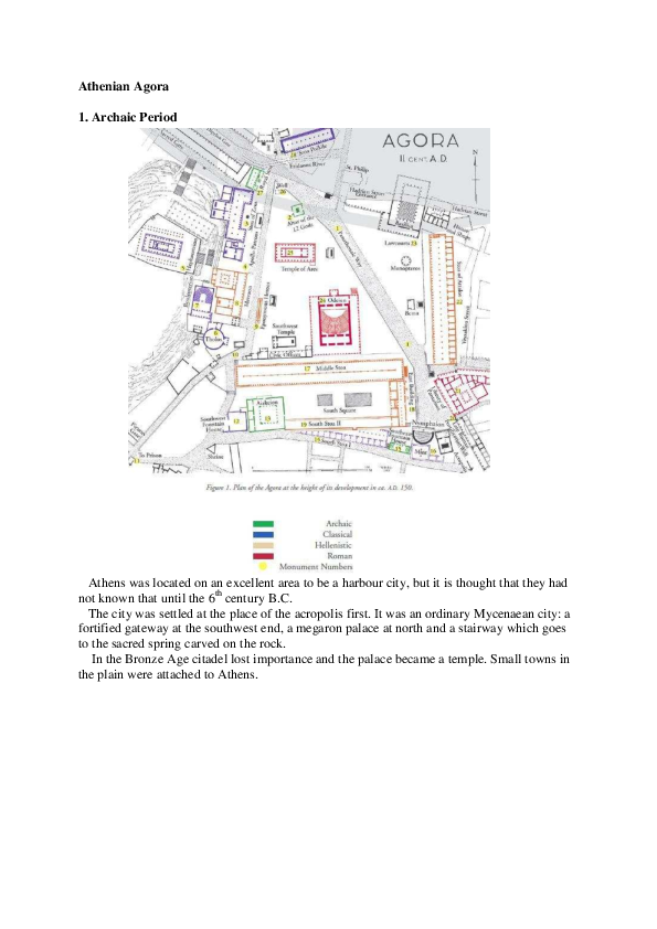 (PDF) Athenian Agora 1. Archaic Period