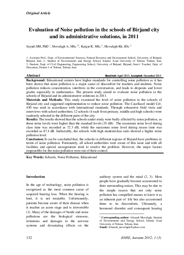 (DOC) University of Cebu Lapu-Lapu and Mandaue The Effects of Noise ...