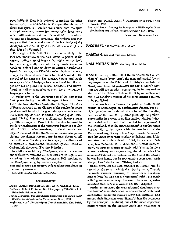 (PDF) Ivan G. Marcus, “Rashi,” in Mircea Eliade, ed., The Encyclopedia ...