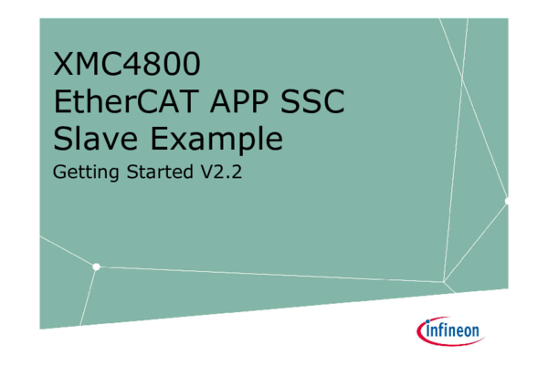 Pdf Xmc4800 Ethercat App Ssc Slave Example Getting Started V22