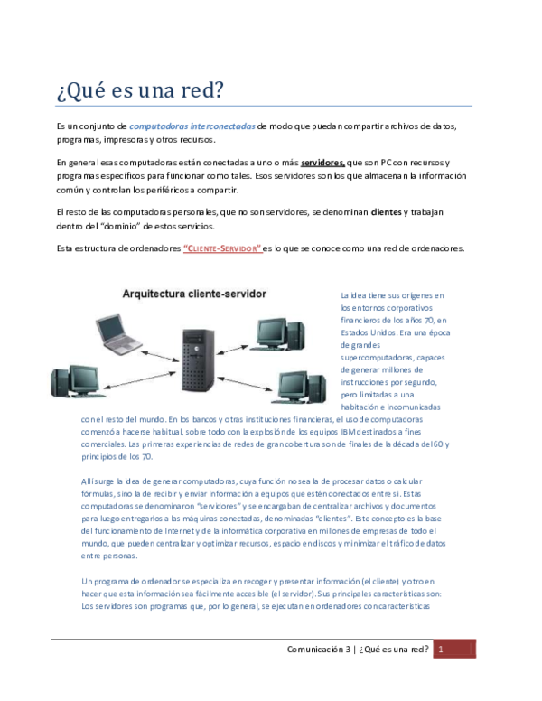 (PDF) Redes e Internet