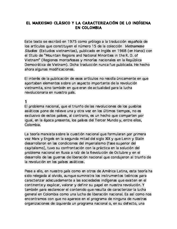 (PDF) Classic Marxism and the Characterization of “The Indigenous” in ...