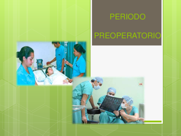 (PDF) PERIODO PREOPERATORIO