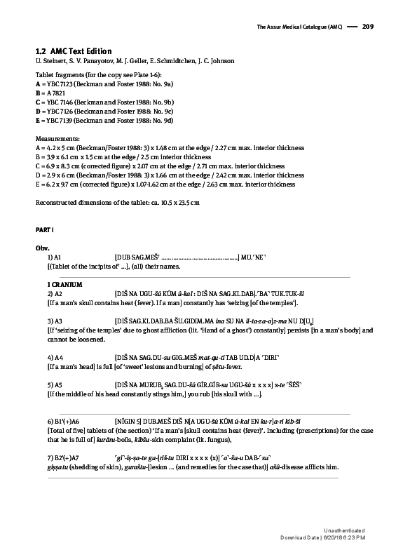(PDF) 2018. With Steinert, Geller, Schmidtchen, Johnson, The Assur ...