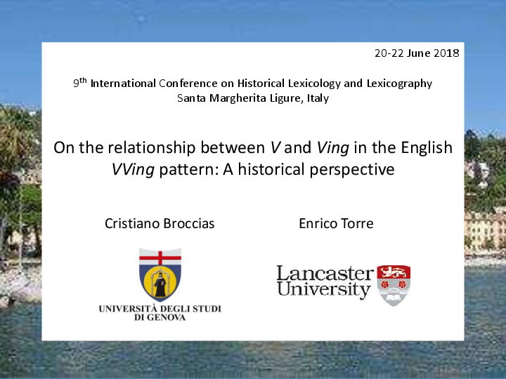 (PDF) On the relationship between V and Ving in the English VVing ...