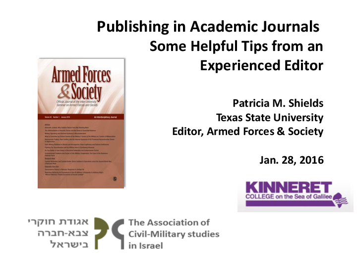 (PPT) Publishing in Academic Journals: Some Helpful Tips from an ...