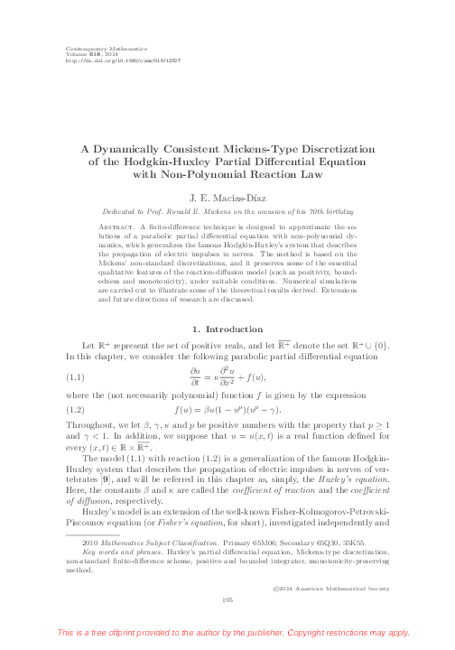 (PDF) .JOURNAL ARTICLE. A dynamically consistent Mickens type discretization