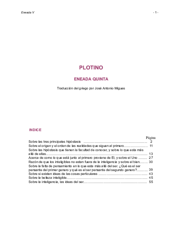 (DOC) Plotino - Eneada V.DOC | Esteban Alvarez - Academia.edu