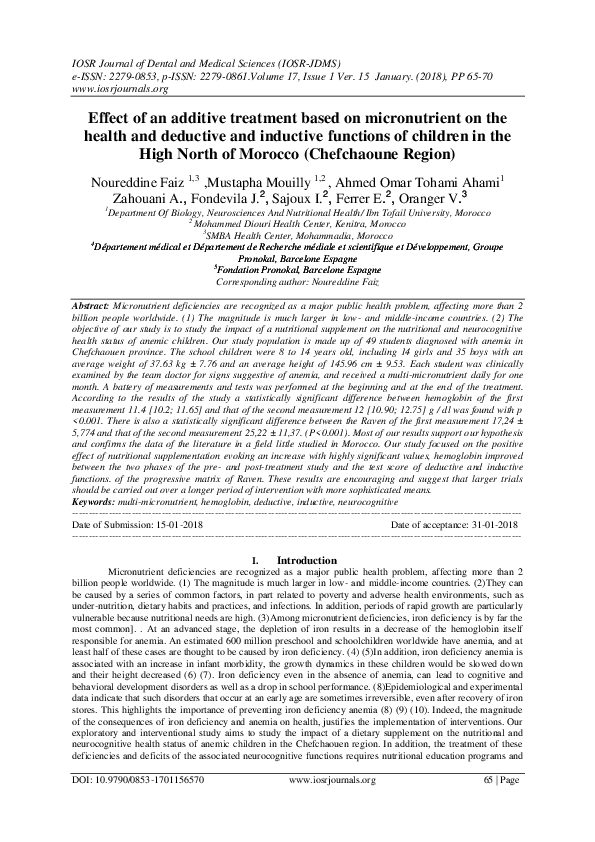 (PDF) Effect of an additive treatment based on micronutrient on the ...