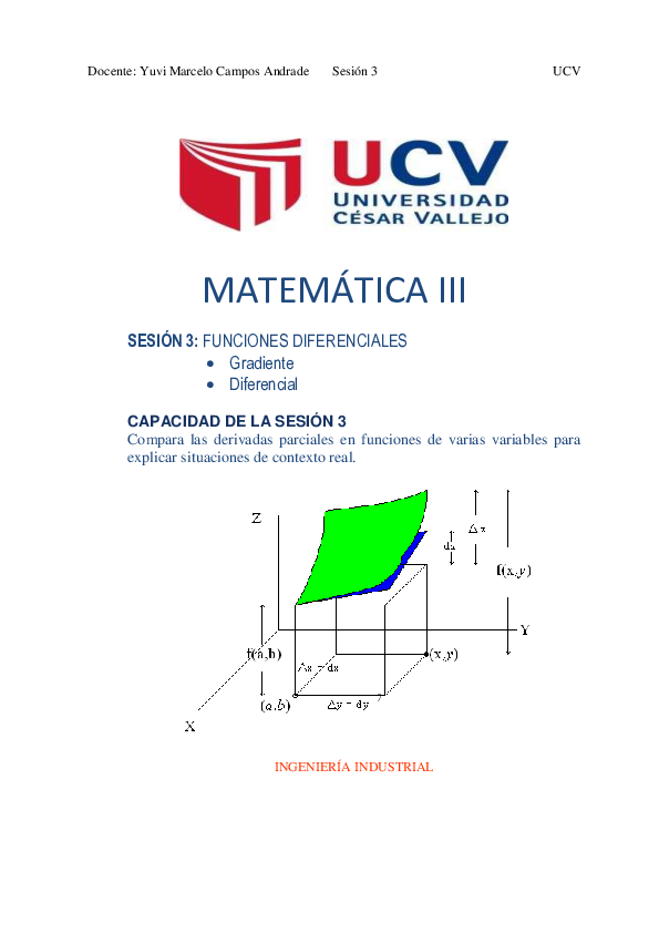 (PDF) MATEMÁTICA III