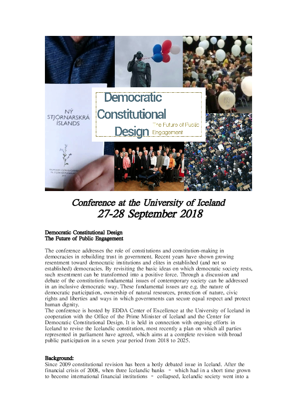 (PDF) CDCD conference description