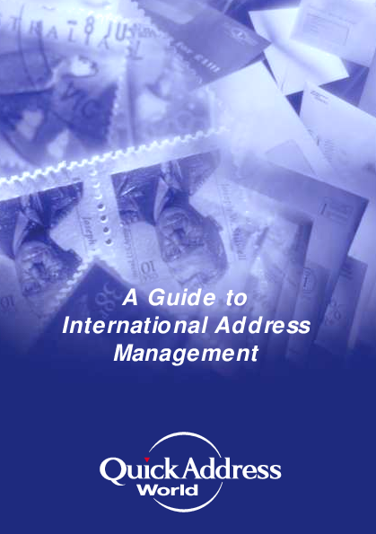 (PDF) A Guide to International Address Management