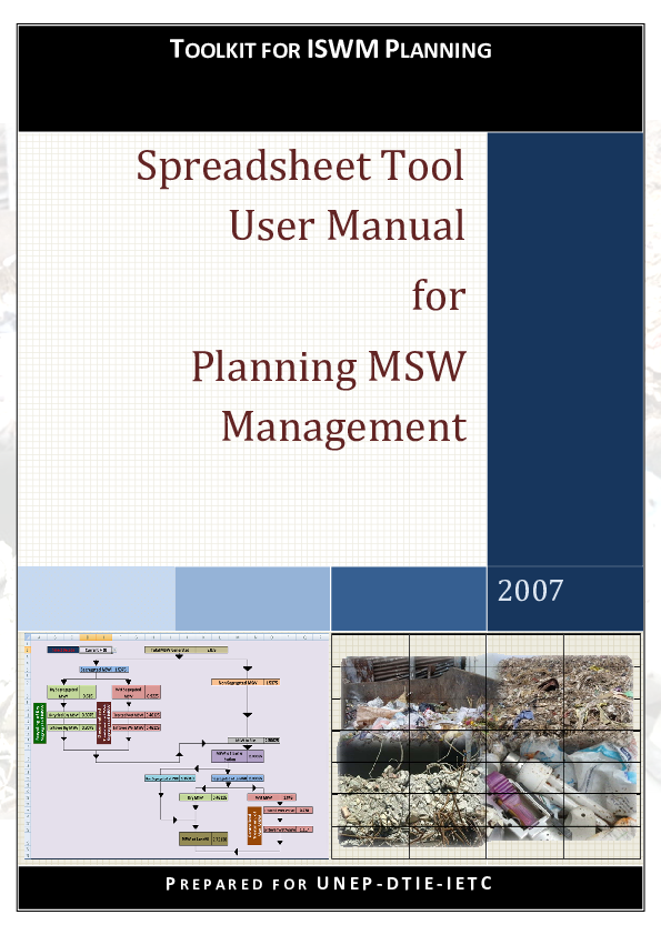 (PDF) TOOLKIT FOR ISWM PLANNING Spreadsheet Tool User Manual for ...