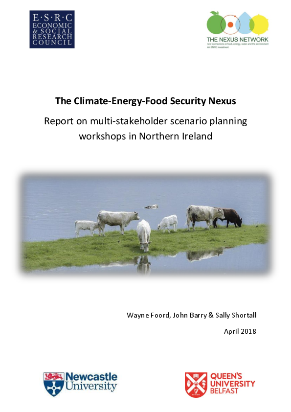 (PDF) The Climate-Energy-Food Security Nexus: Report on multi ...