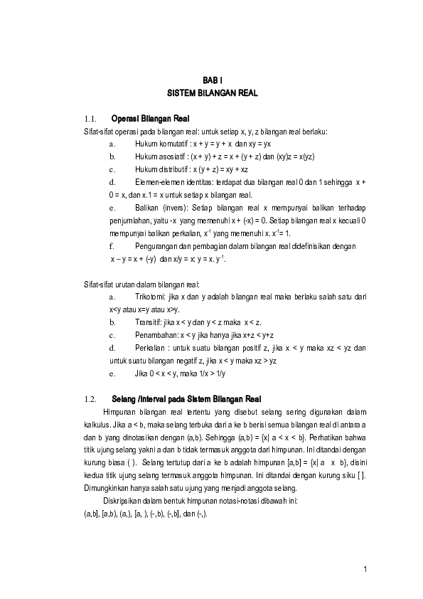 (DOC) BAB I Sistem Bil Real