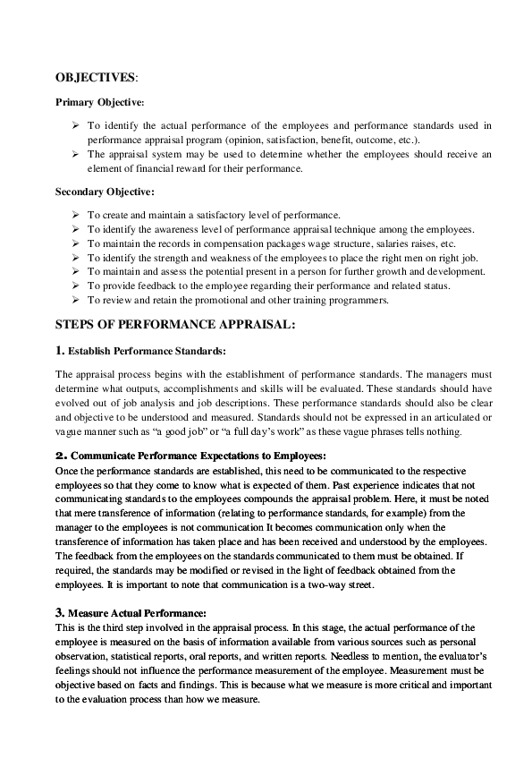 (DOC) OBJECTIVES: Primary Objective