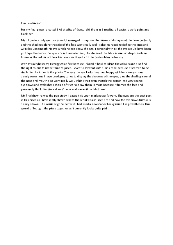 (DOC) Final evaluation